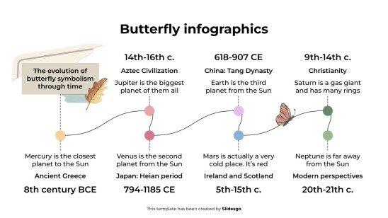 Butterfly Infographics Template