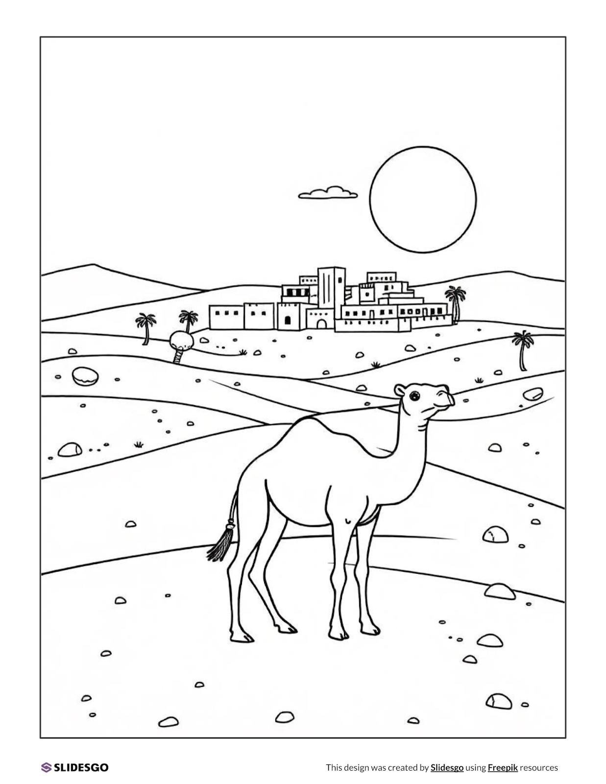Mesopotamia Coloring Book Template