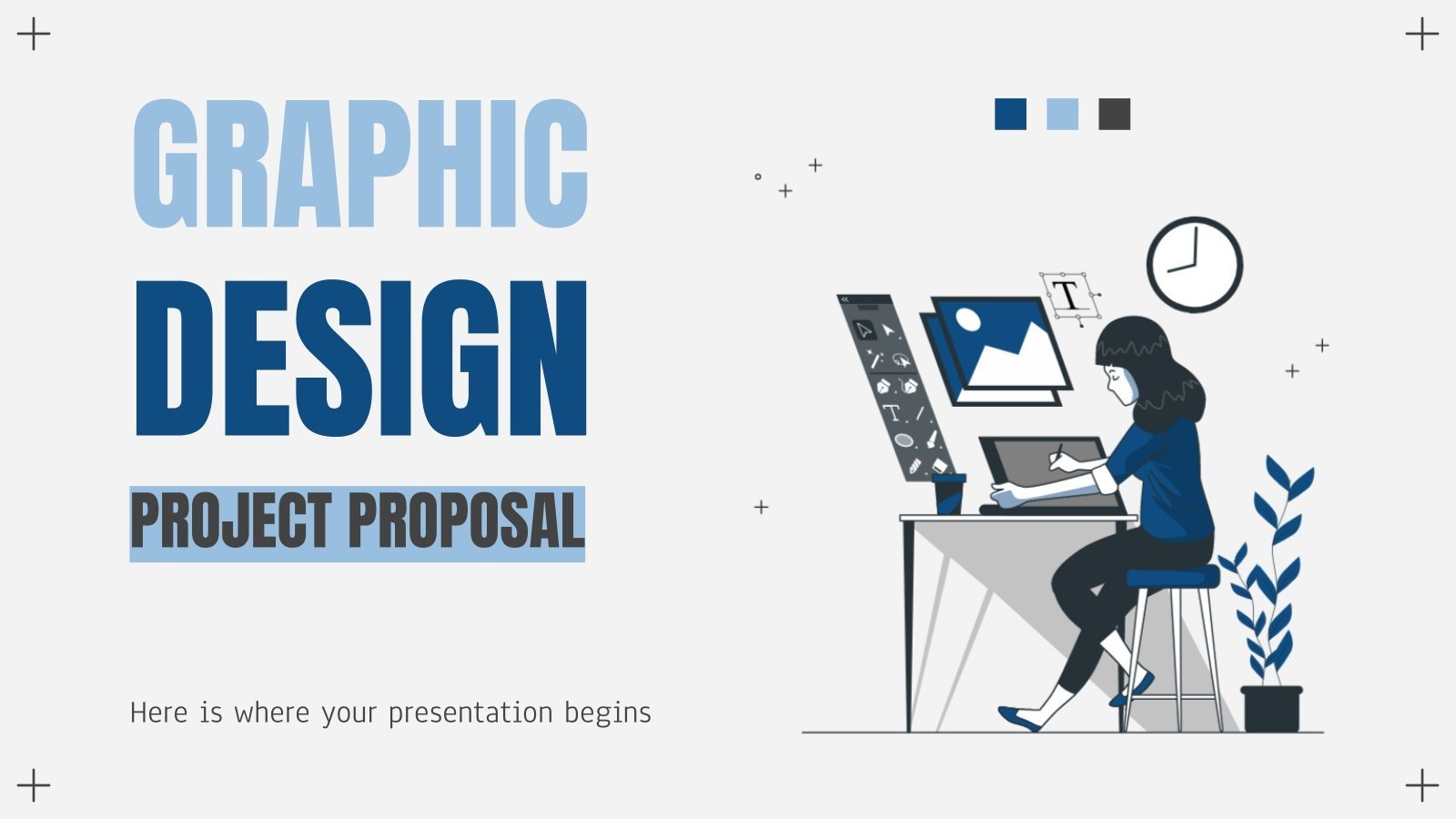 Graphic Design Project Google Slides and PowerPoint template