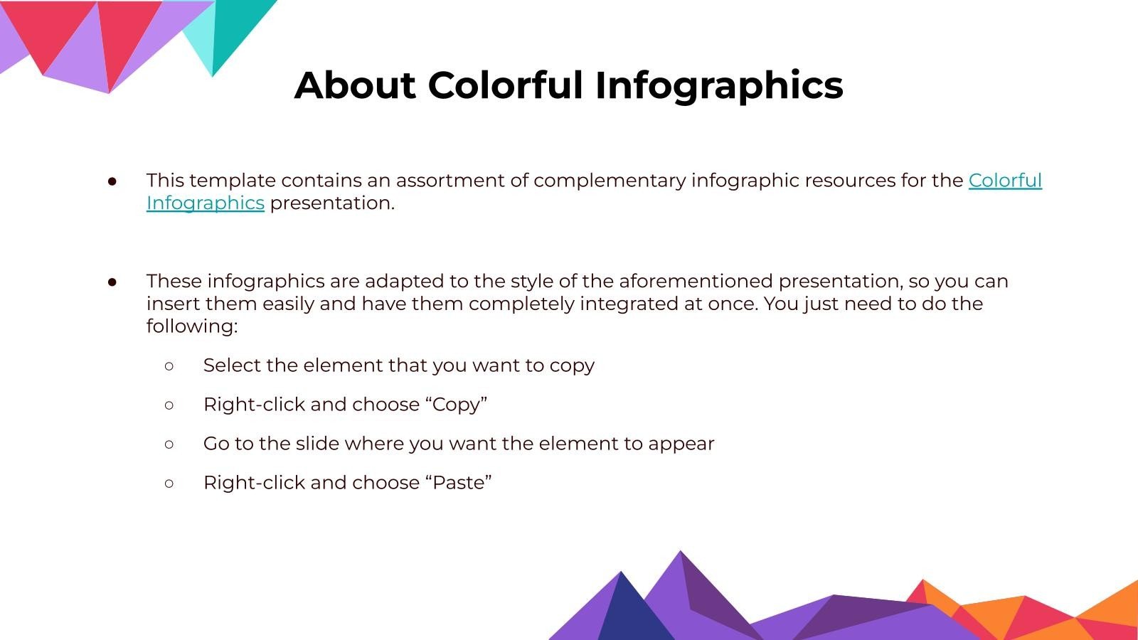 Colorful Infographics Template