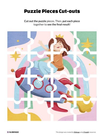 Puzzle Pieces Cut-outs Presentation