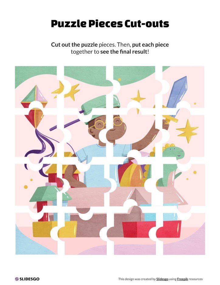 Puzzle Pieces Cut-outs Presentation