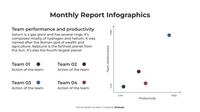 Monthly Report Infographics Template