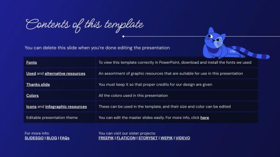 Blue Monday Template Presentation