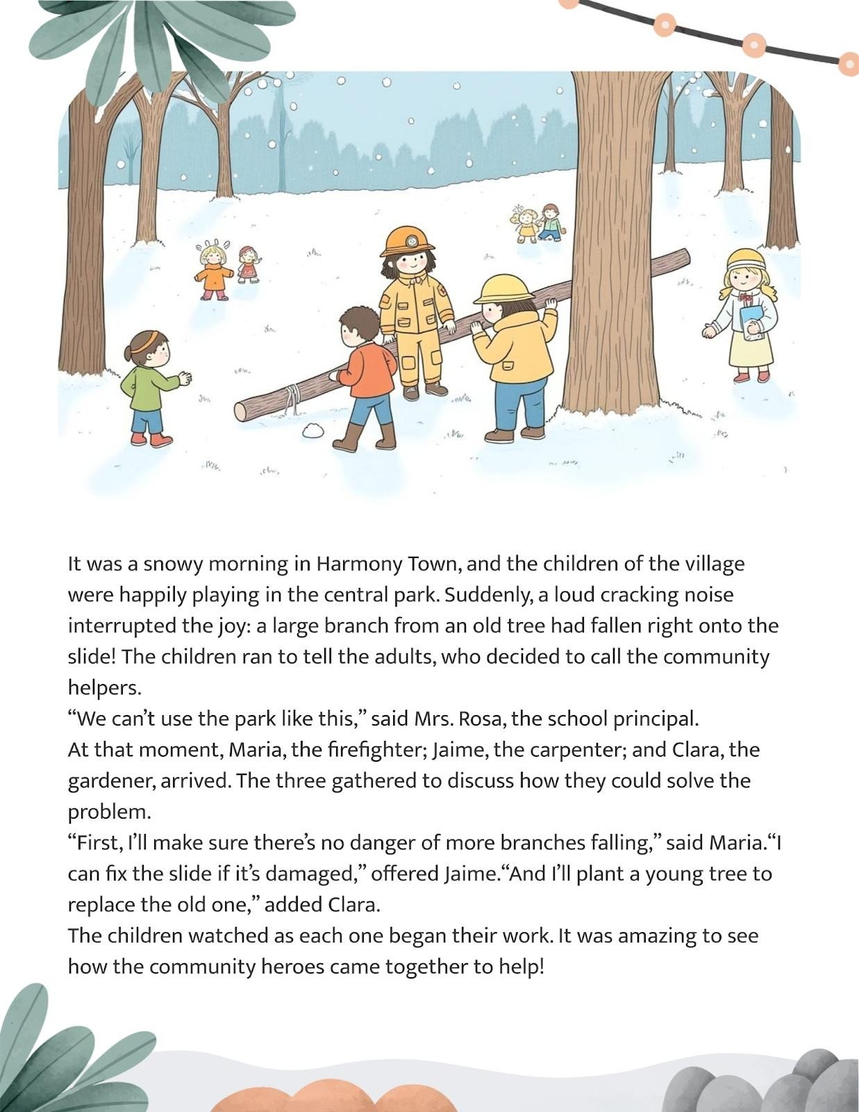 Community Helpers Story Book Presentation