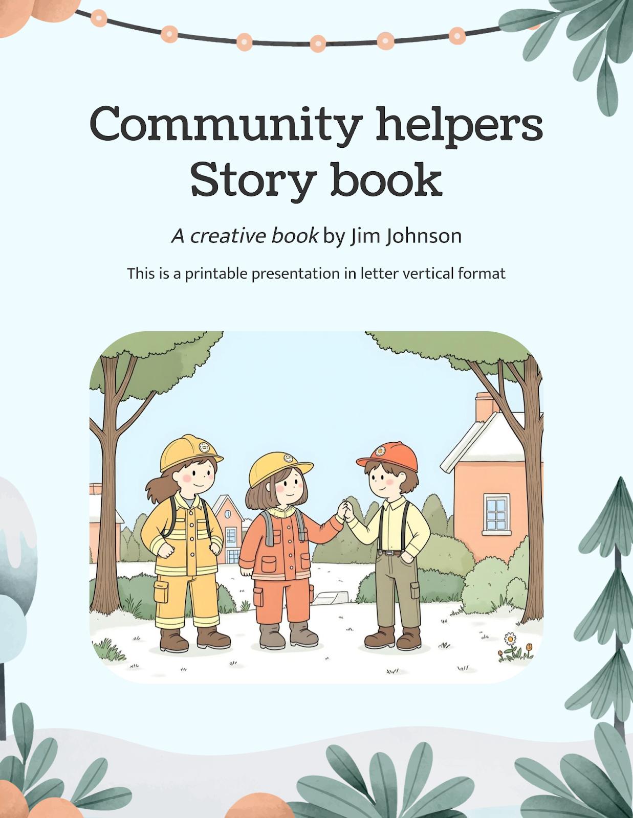 Community Helpers Story Book Presentation