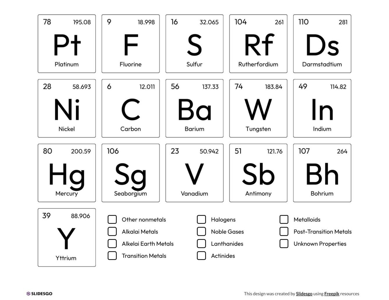 Periodic Table Coloring Book Presentation