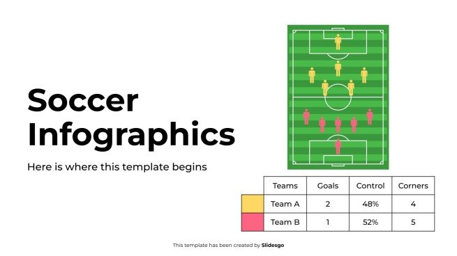 Soccer Infographics Template