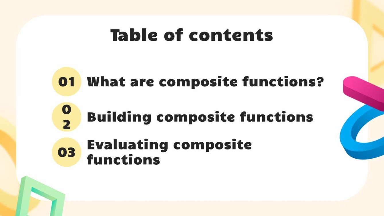 Composite Functions in Action Template