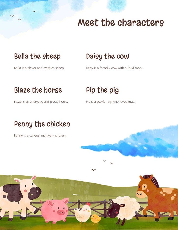 Animal Sounds Story Book Presentation