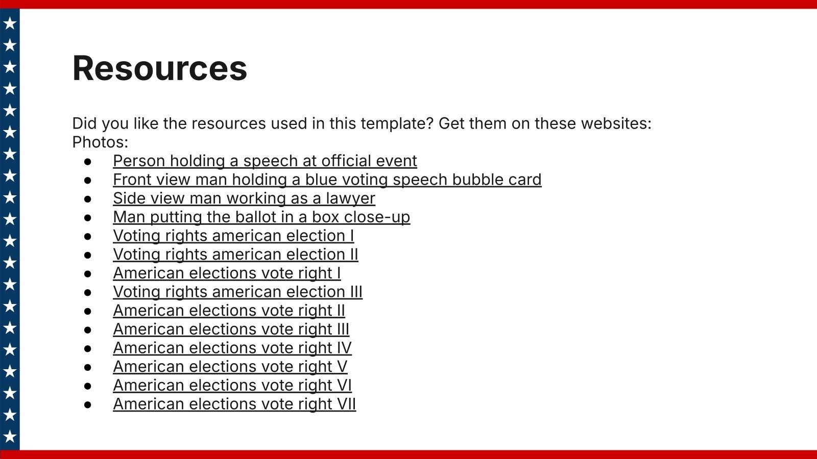 United States Presidential Elections Presentation