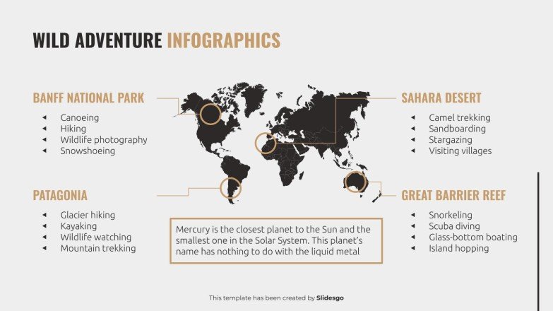 Wild Adventure Infographics Template