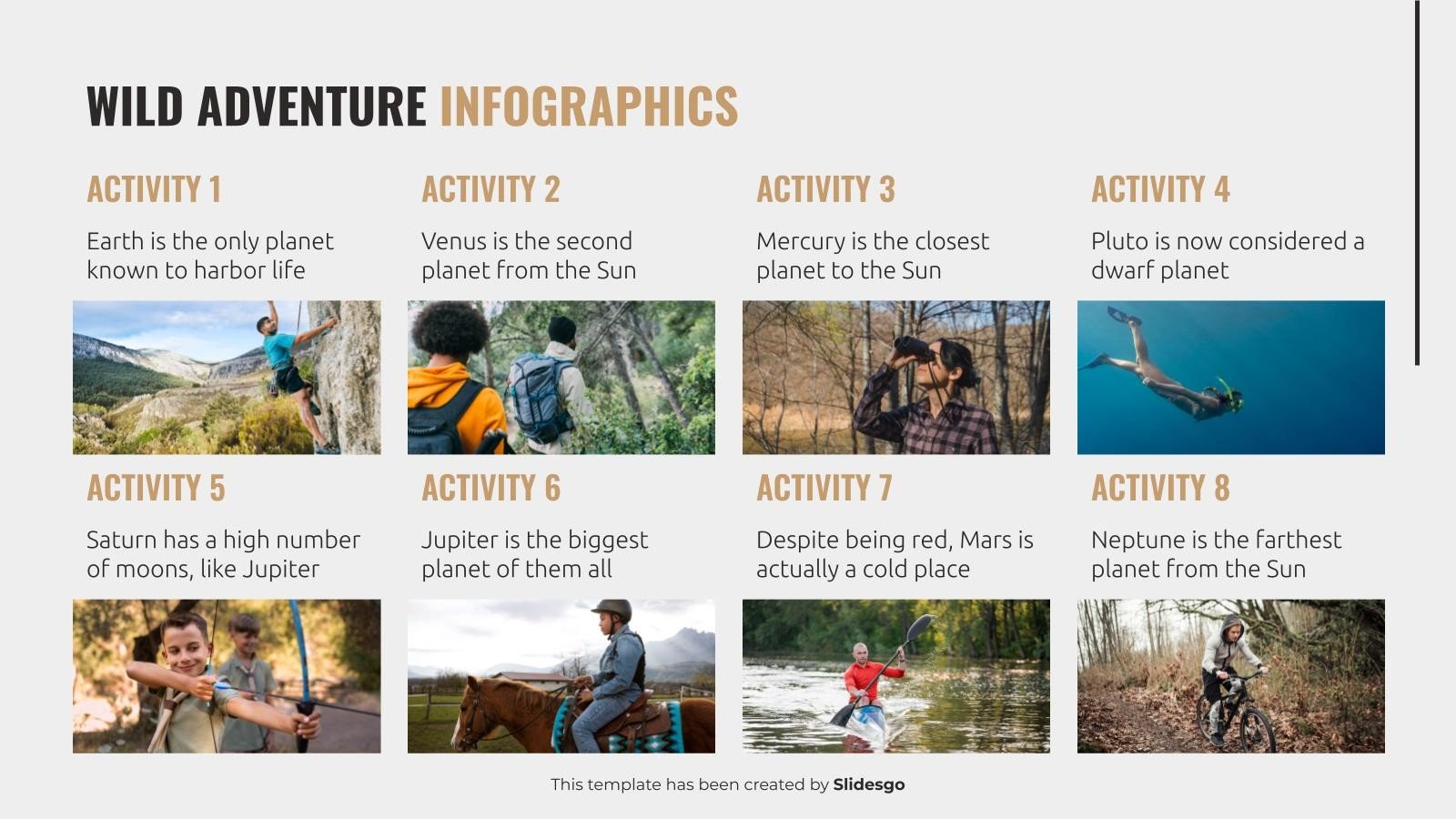 Wild Adventure Infographics Template