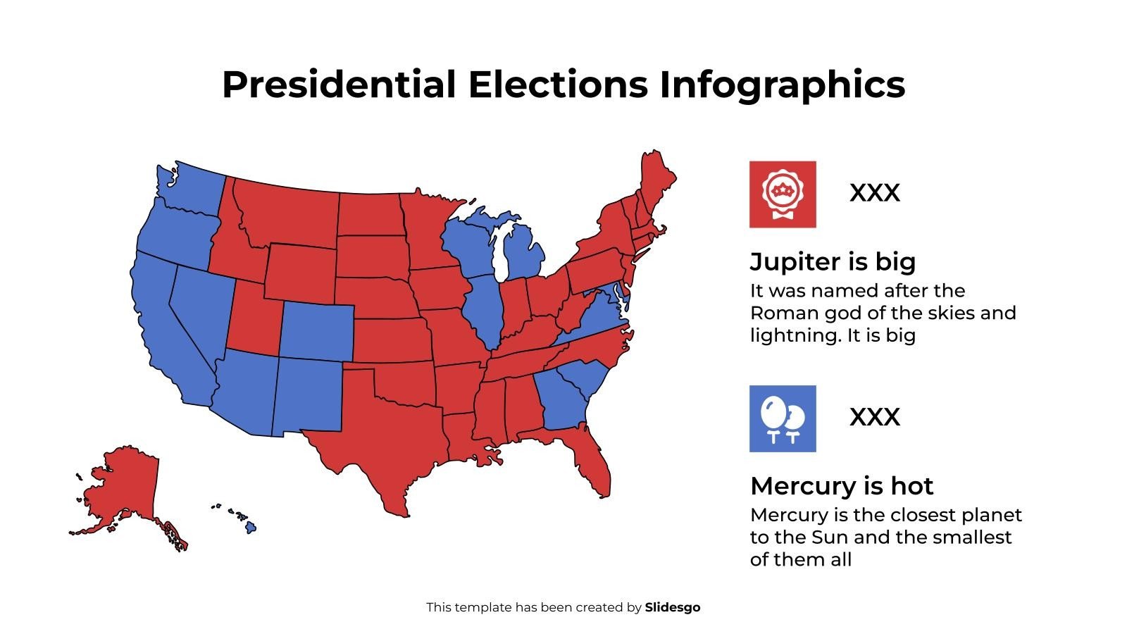 Presidential Elections Infographics Template