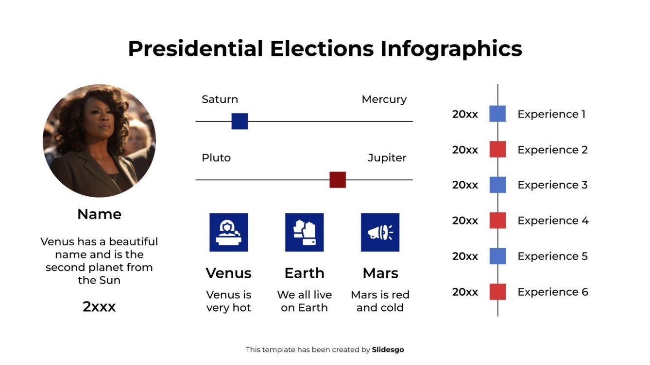 Presidential Elections Infographics Template