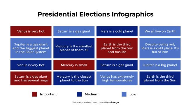 Presidential Elections Infographics Template