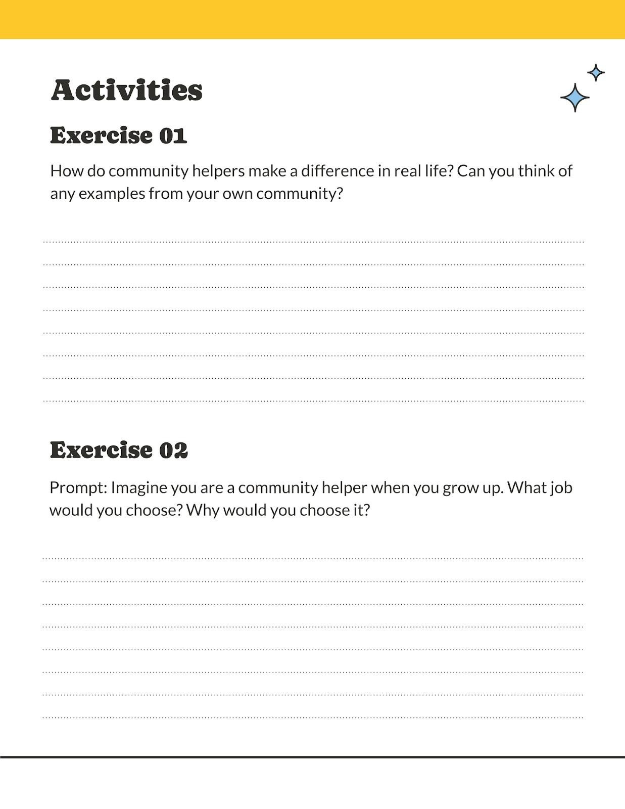 Community Helpers Story Book Presentation