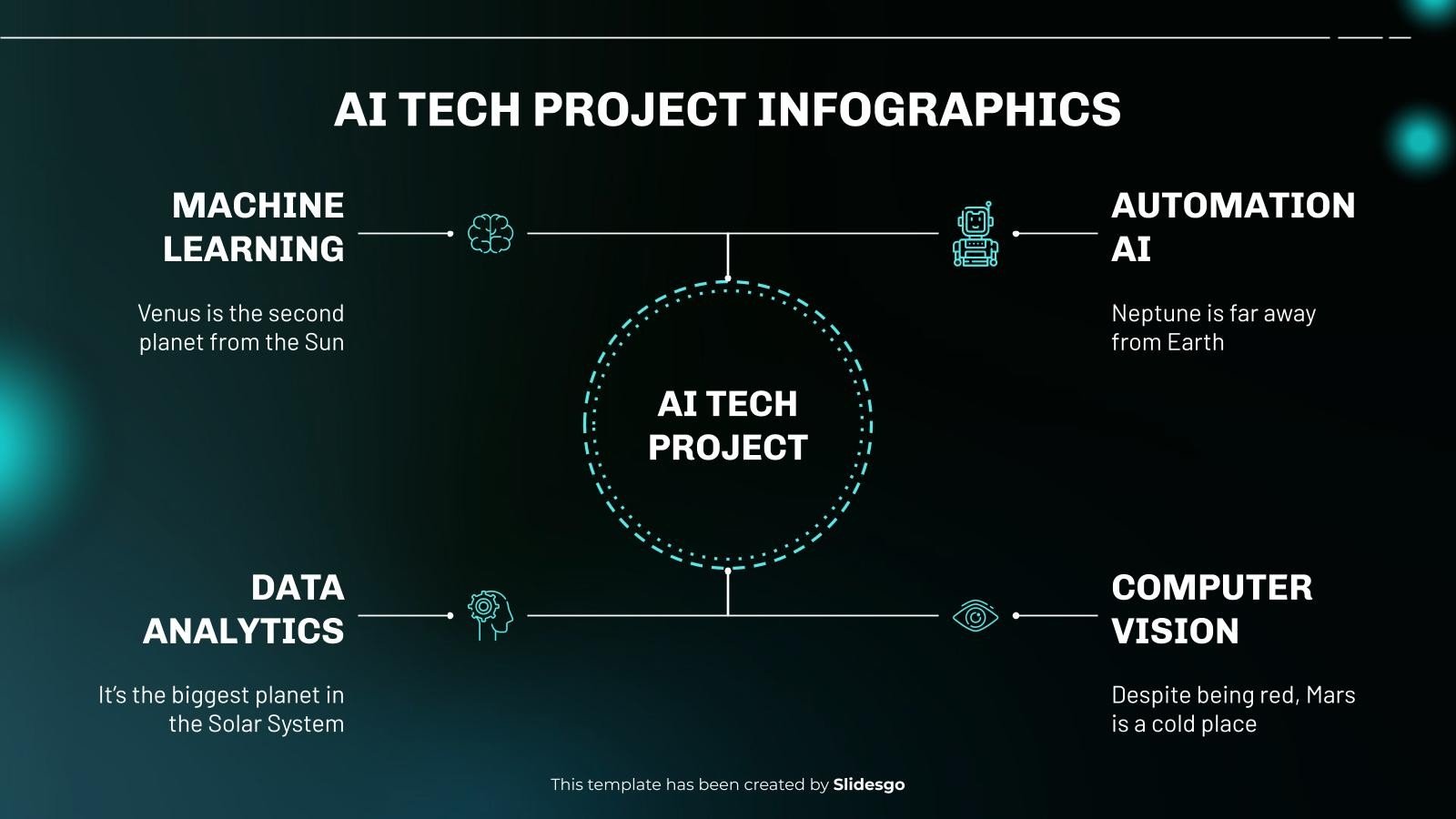 AI Tech Project Infographics Template