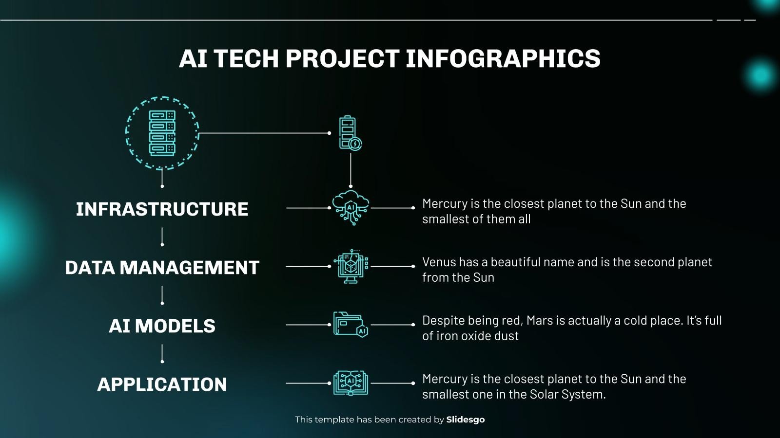 AI Tech Project Infographics Template