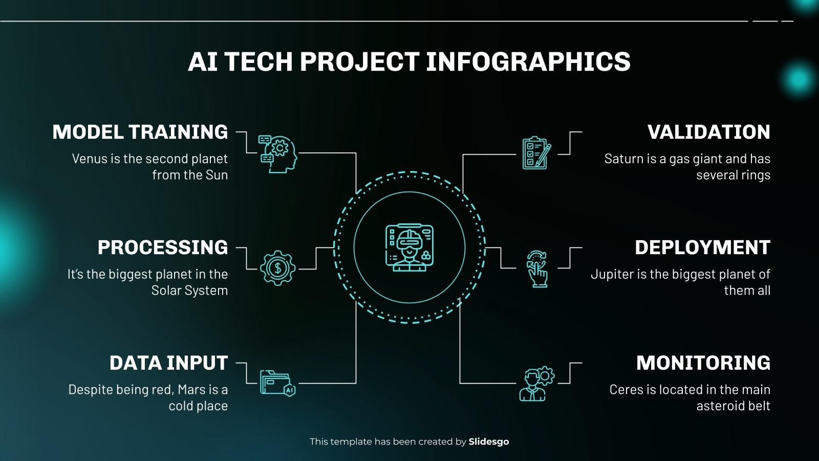 AI Tech Project Infographics Template