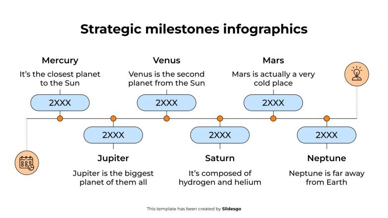 Strategic Milestones Infographics Template
