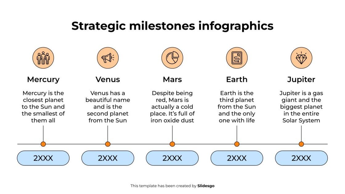 Strategic Milestones Infographics Template