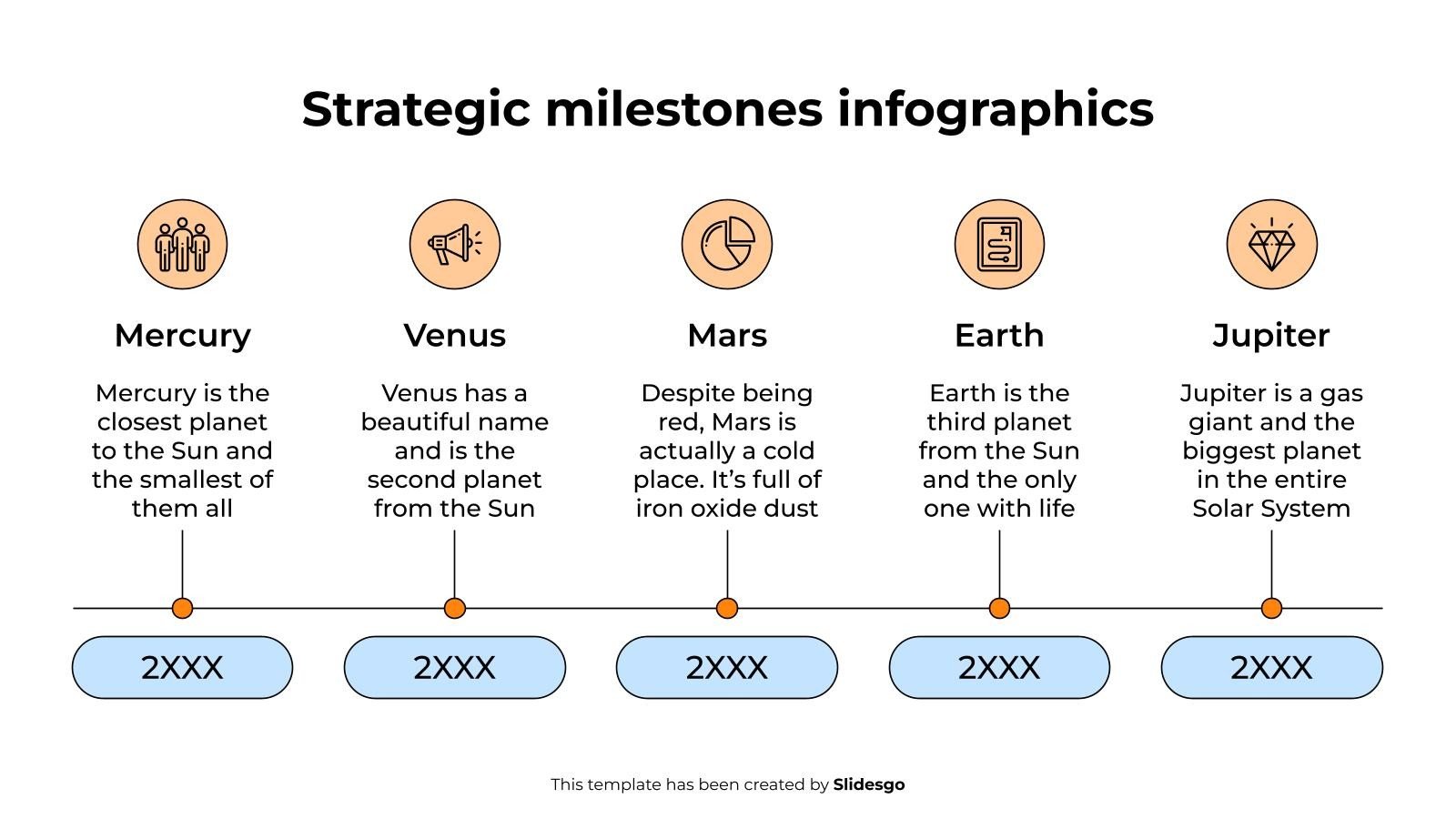 Strategic Milestones Infographics Template