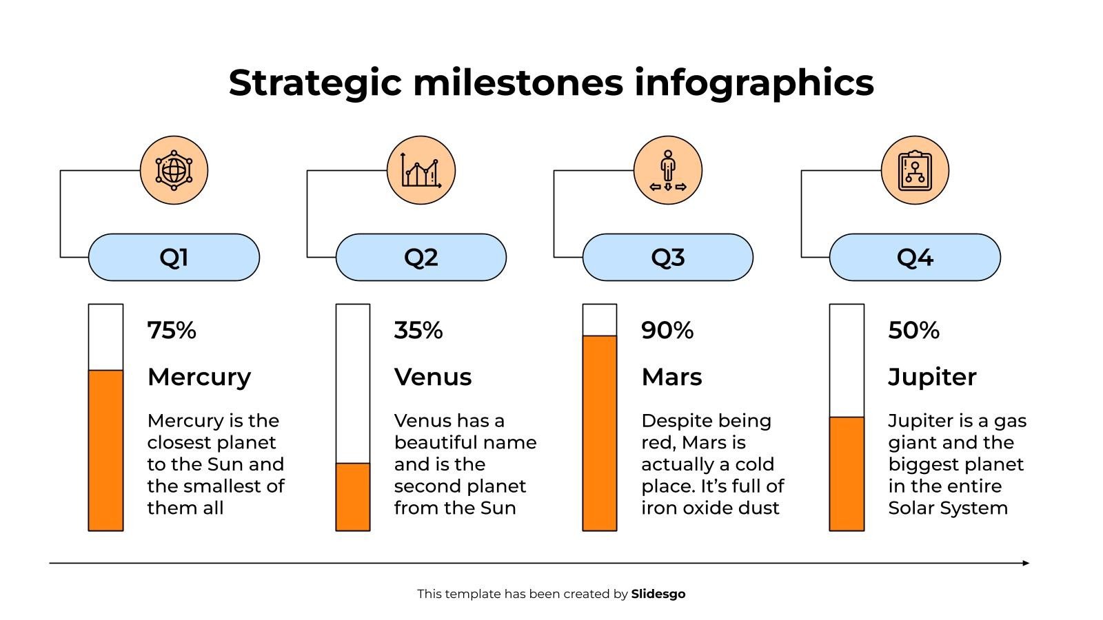 Strategic Milestones Infographics Template