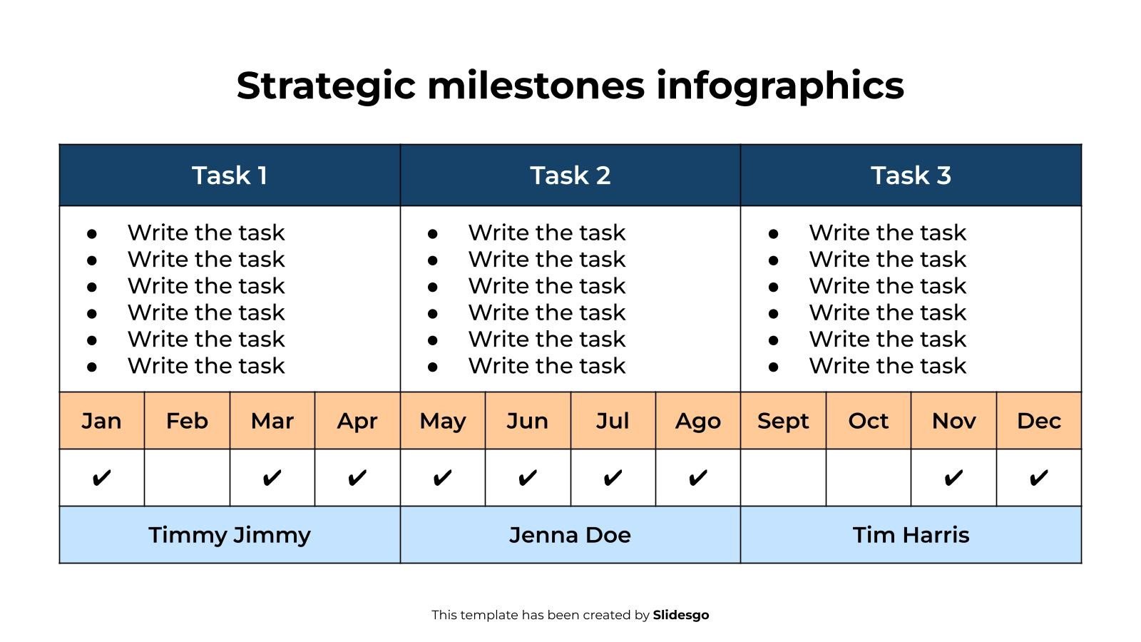 Strategic Milestones Infographics Template