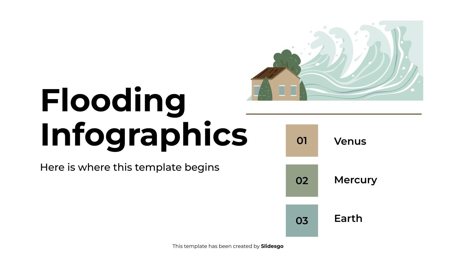 Flooding Infographics Template