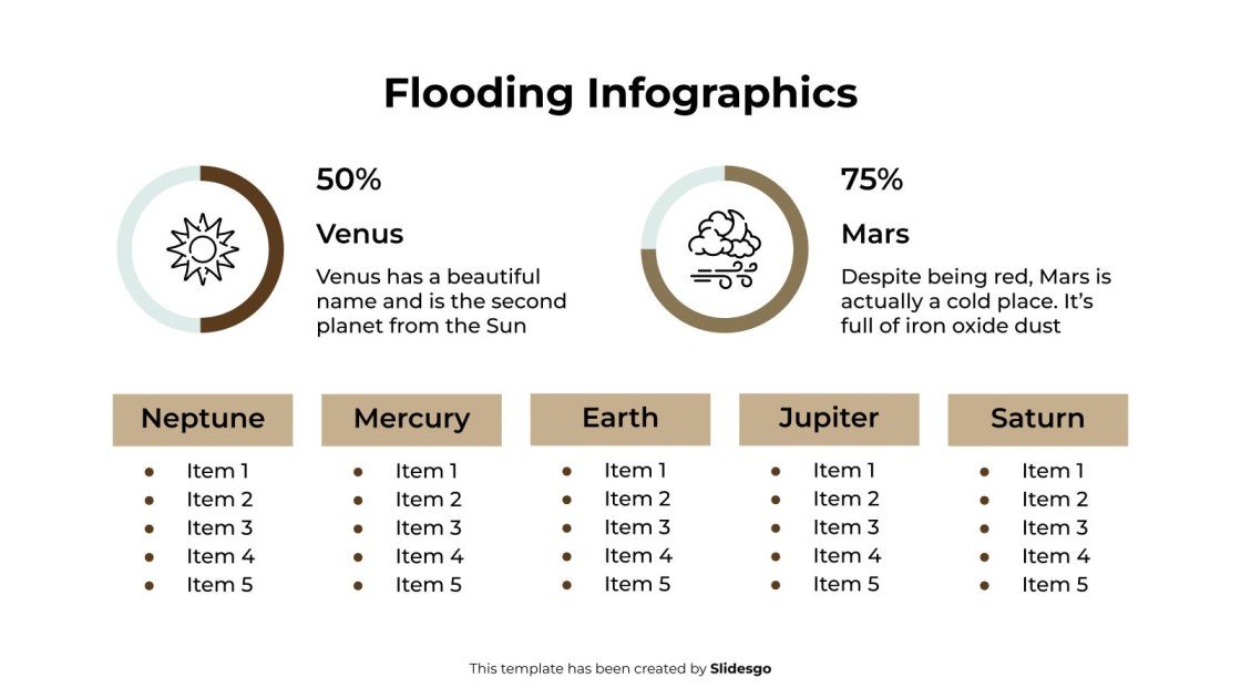 Flooding Infographics Template