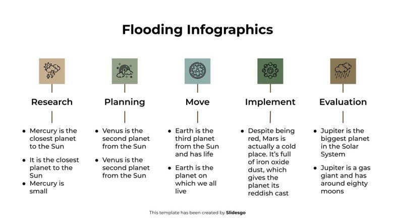 Flooding Infographics Template