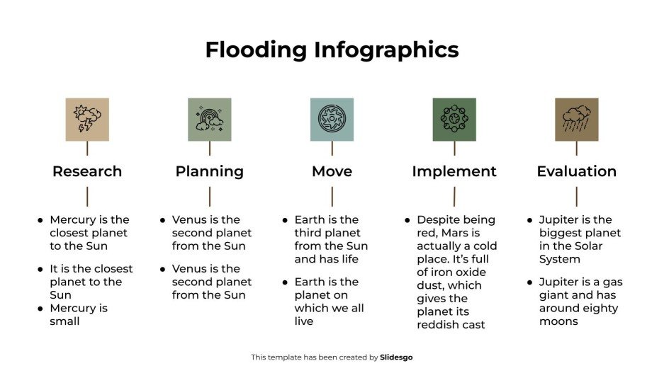 Flooding Infographics Template