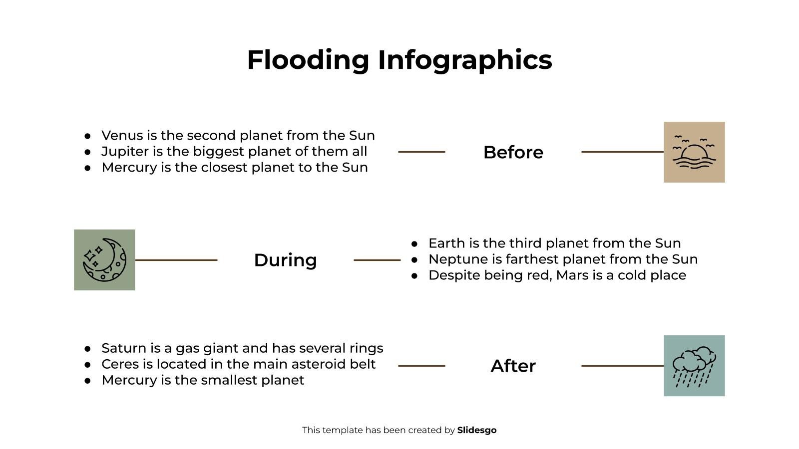 Flooding Infographics Template