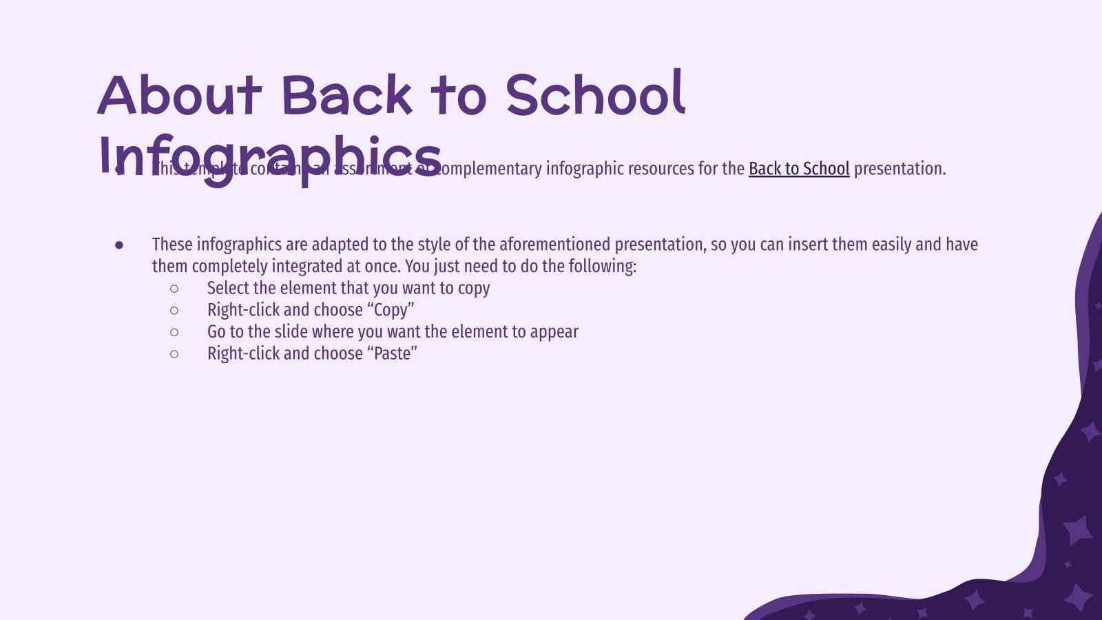Back to School Infographics Template