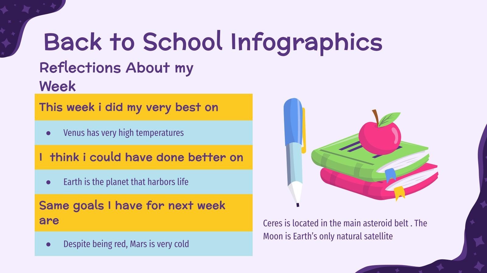 Back to School Infographics Template