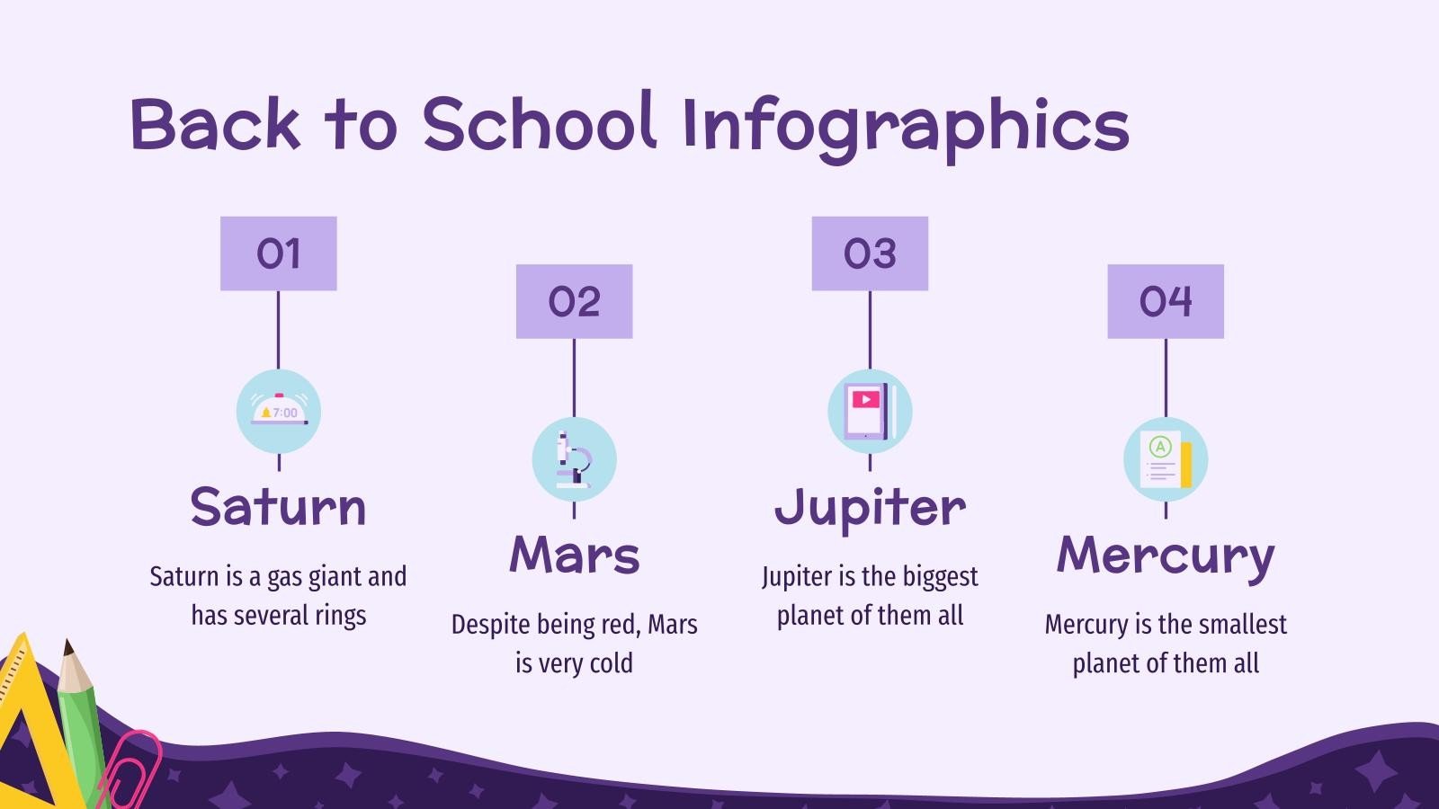 Back to School Infographics Template