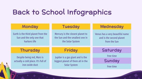 Back to School Infographics Template