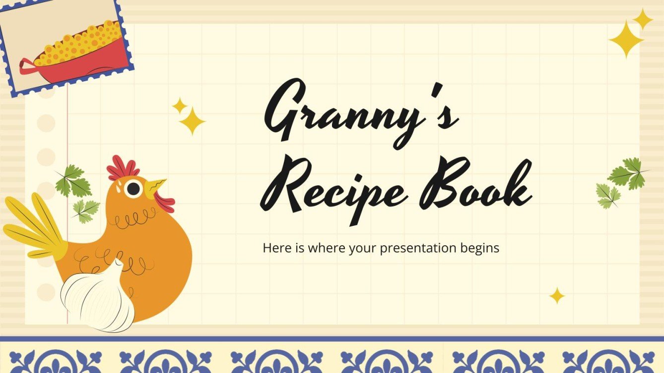 Free templates about Recipes for Google Slides and PowerPoint