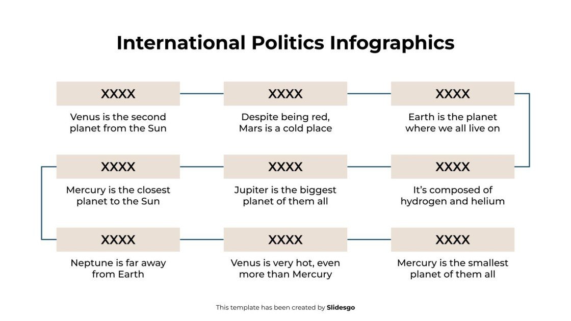 International Politics Infographics Template