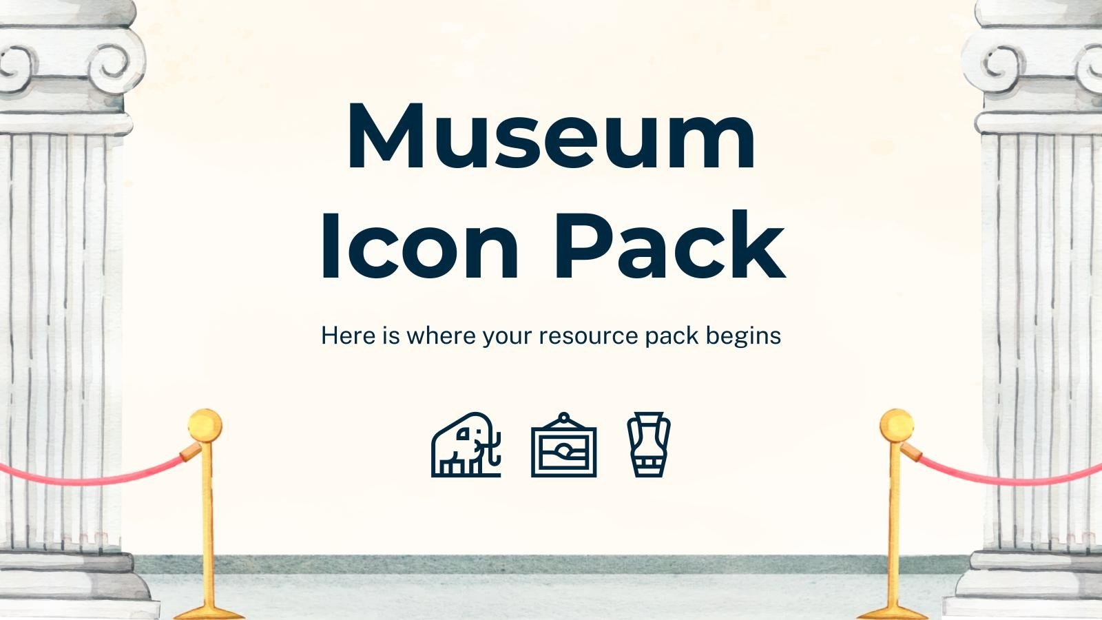 Museum Icon Pack Template