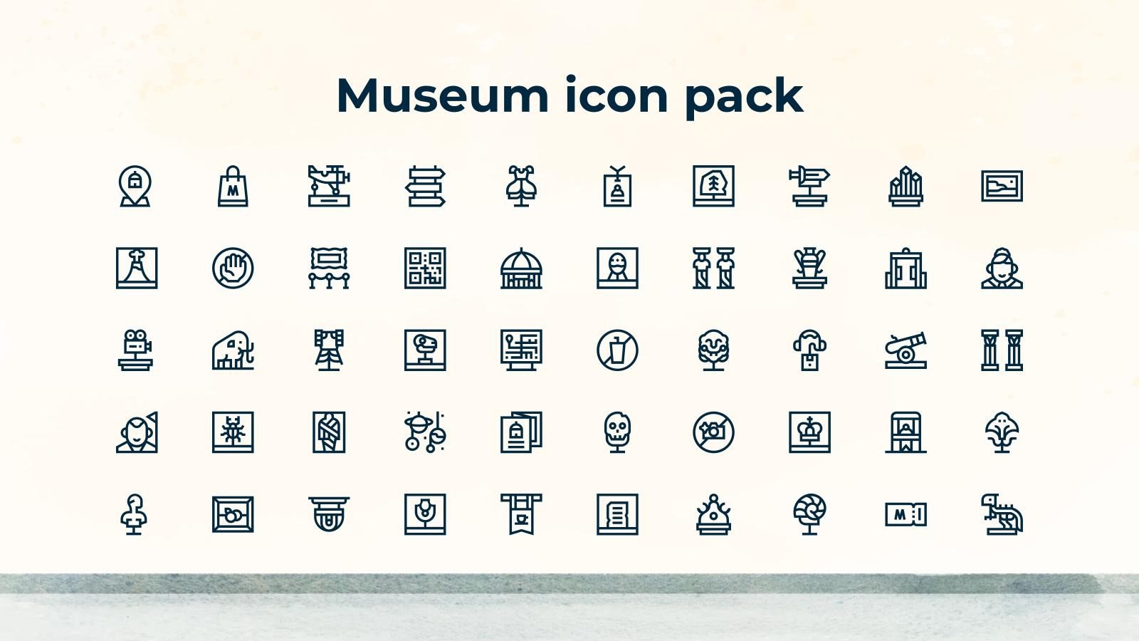 Museum Icon Pack Template