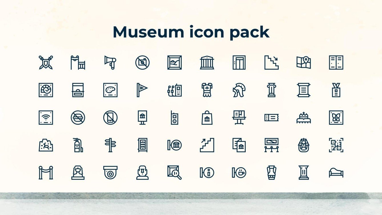 Museum Icon Pack Template
