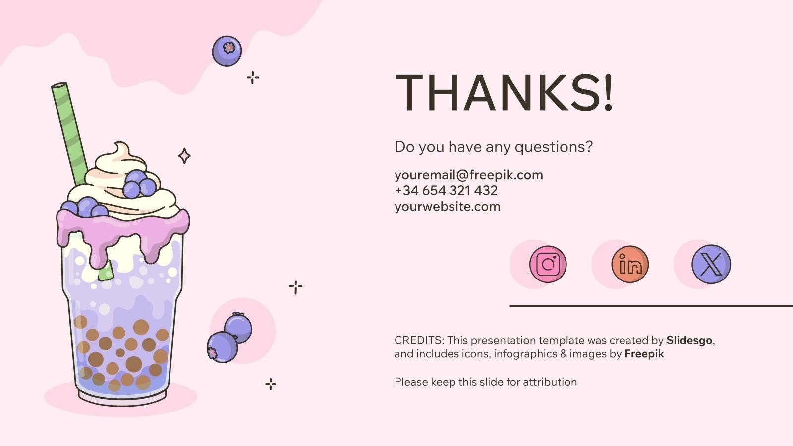 Bubble Tea Shop Business Plan Presentation