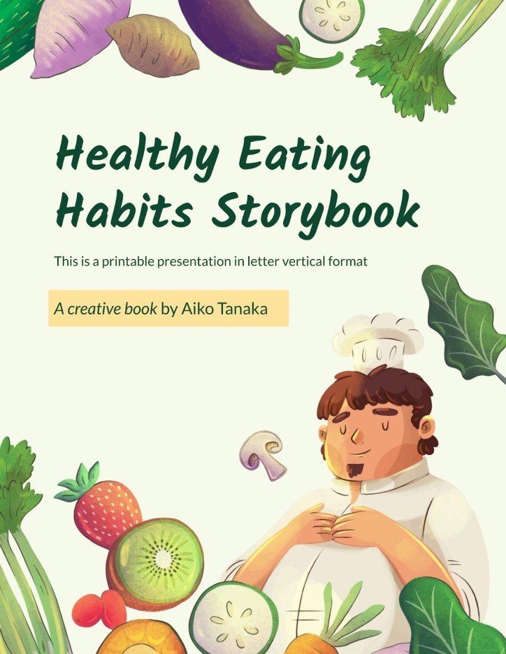 Healthy Eating Habits Storybook Presentation