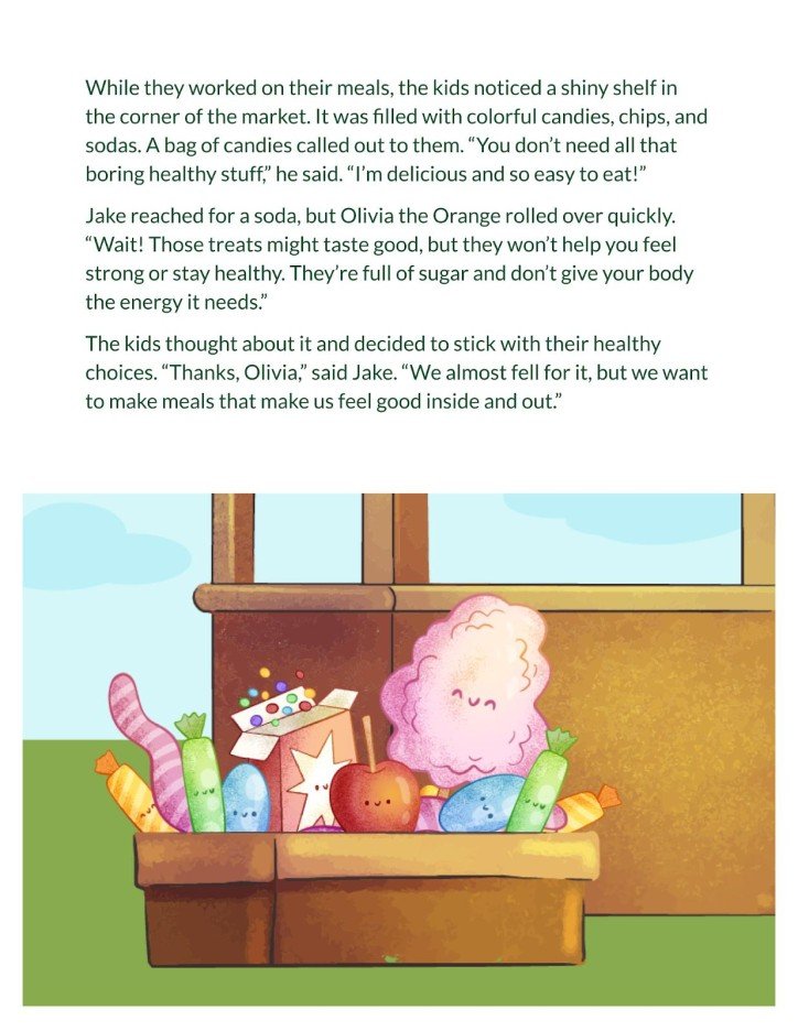 Healthy Eating Habits Storybook Presentation