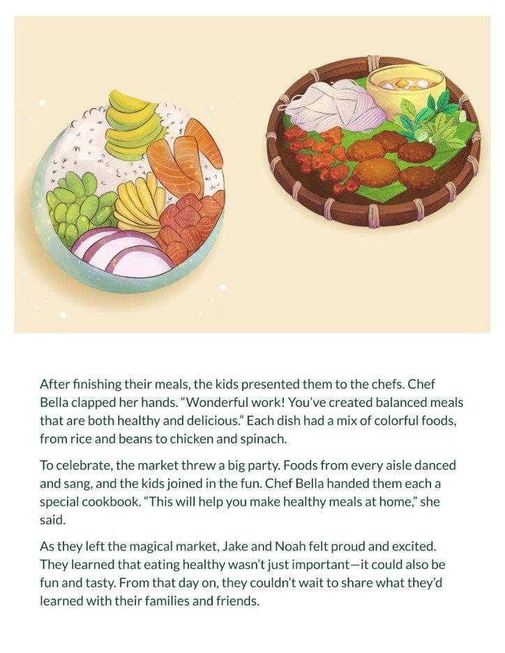 Healthy Eating Habits Storybook Presentation