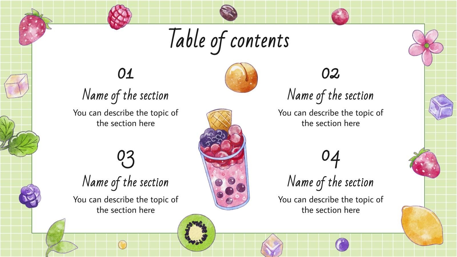 Floral Bubble Tea Presentation