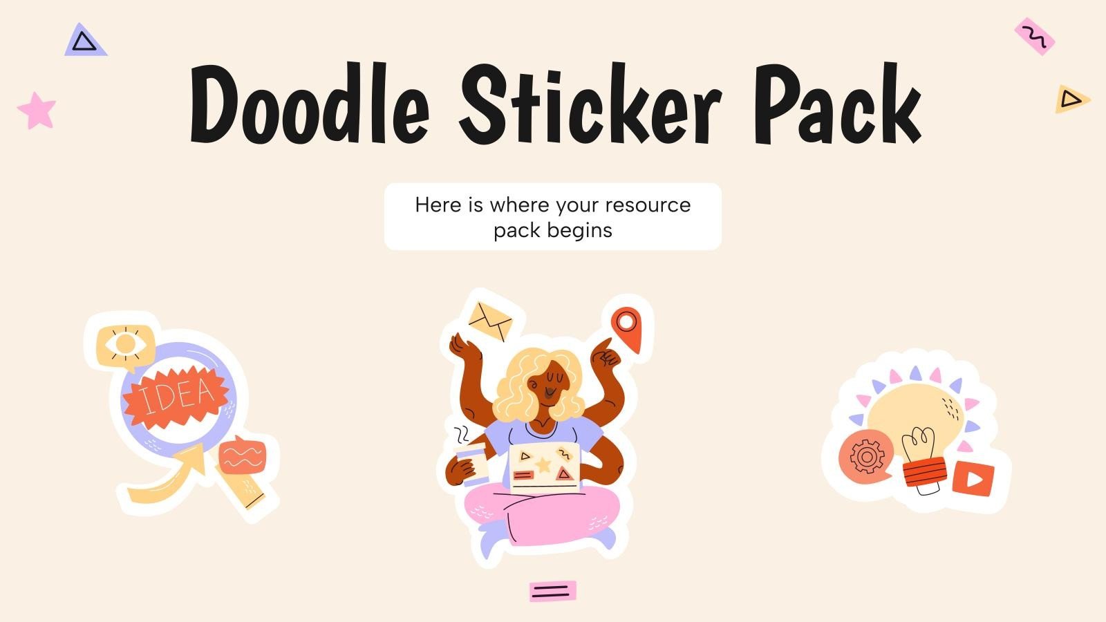 Doodle Sticker Pack Template