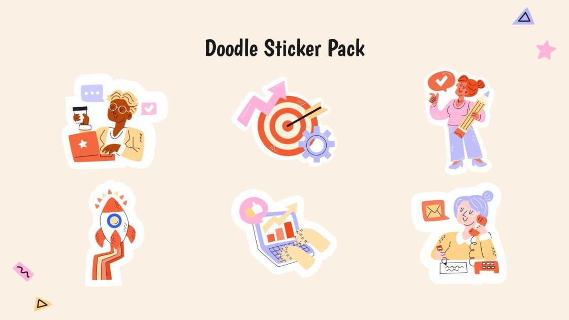 Doodle Sticker Pack Template
